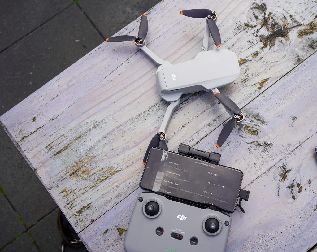 De beste gimbal settings voor de DJI Mini 2 Cine stand - OutdoorNow